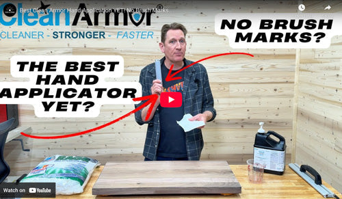 Hand Applying Clean Armor with NO Brush Strokes – Lite n Done